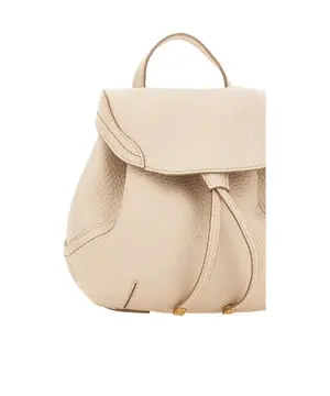 GIANNI CHIARINI Violette Hammered-leather Backpack