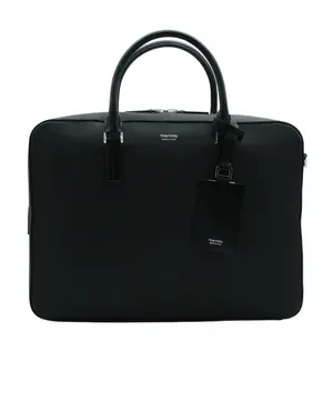 TOM FORD Grained Leather Tote Bag