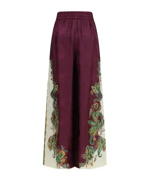 ALEMAIS Ruthie Paisley-print Trousers