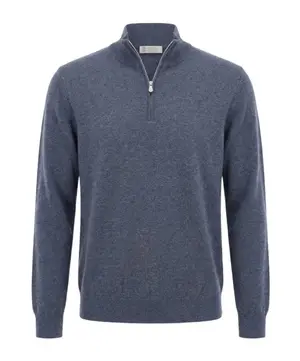 Brunello Cucinelli Half-zip Cashmere Sweater - No