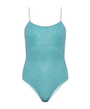 Oseree Sleeveless One-piece Swimsuit - Blue