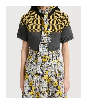 Marni Wool Jumper With Geometric Motif