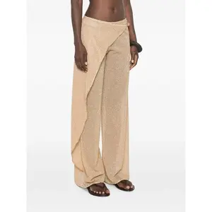Oseree Wrap Lurex Beach Pants