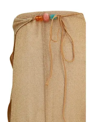 Oseree Wrap Lurex Beach Pants