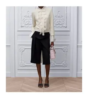 Dior Pleated Capri Pants