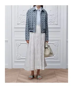 Dior Zipped Macrocannage Jacket