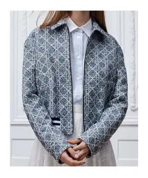 Dior Zipped Macrocannage Jacket