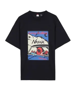NANGA Keep Rolling T-shirt - Black