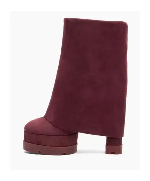 Casadei Nancy Fold-over Platform Boots