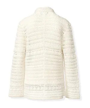 Fabiana Filippi Long Sleeve Collared Cardigan