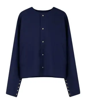 Celine Cotton Gabardine Cardigan Jacket