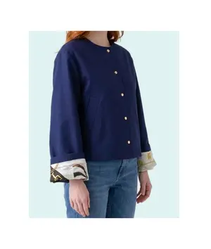 Celine Cotton Gabardine Cardigan Jacket