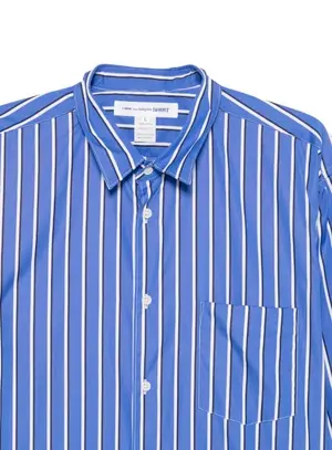 Comme Des Garçons Striped Cotton Shirt