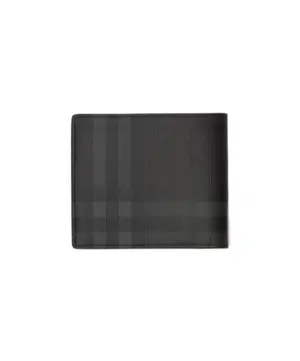 Burberry City Check Bifold Coin Wallet