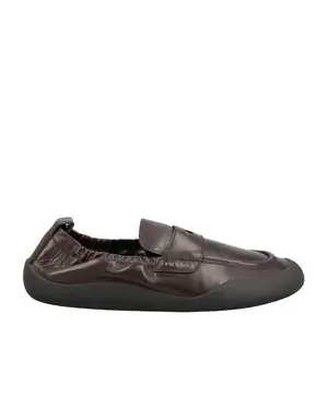 Prada Round-toe Loafers - Brown