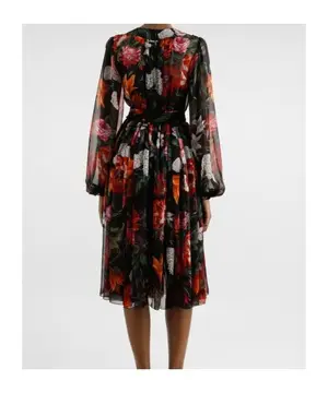 Dolce & Gabbana Silk Midi Dress
