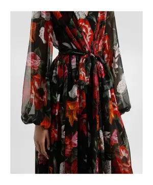 Dolce & Gabbana Silk Midi Dress