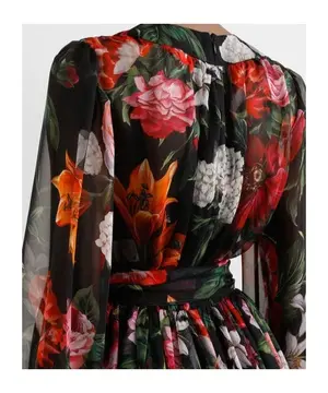 Dolce & Gabbana Silk Midi Dress