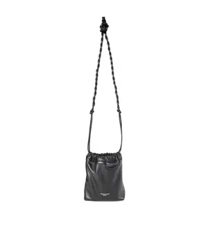 ANN DEMEULEMEESTER Medium Marilyn Knot Cross Body Bag - Black