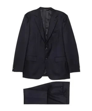 Canali Long-sleeved Suit - Black