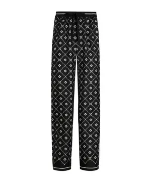 Dolce & Gabbana Geometric-pattern Drawstring Trousers - Multi-color