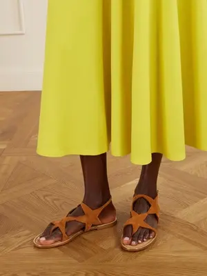 Gabriela Hearst Star-shaped Flat Sandals