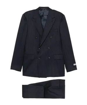Canali Long-sleeved Suit - Black
