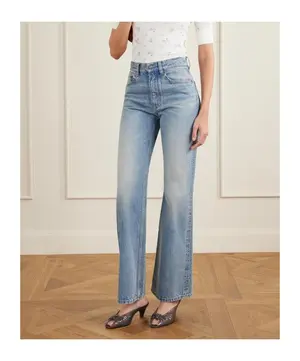 Chloé Flamingo Embroidered Jeans