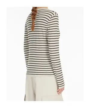 Max Mara Striped V-neck Cardigan