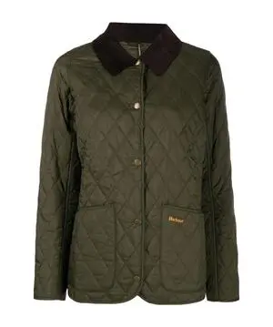 Barbour Annandale Quilted Press-stud Fastened Jacket - Brown