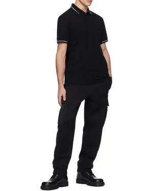 Moncler Logo Patch Short-sleeved Polo Shirt