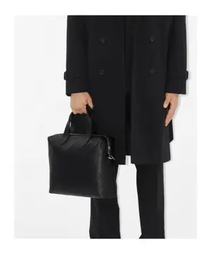Burberry Checked Zip-around Briefcase