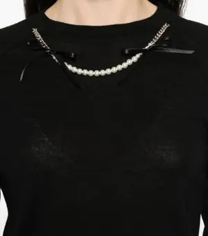 Simone Rocha Pearl-embellished Sweater