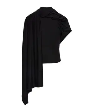 Magda Butrym Asymmetrical Draped T-shirt