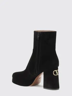 Valentino Garavani Fawcette Zip-up Ankle Boots - Black