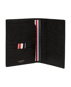 Thom Browne Rwb Stripe Detailed Passport Holder