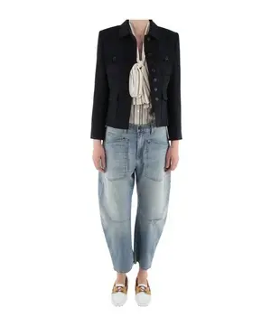 NILI LOTAN Buttoned Utility Jacket
