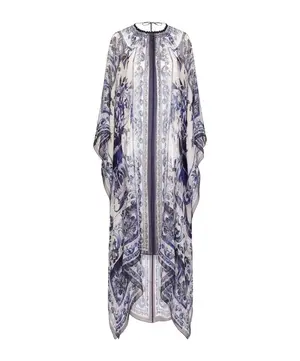 Dolce & Gabbana Majolica-print Beach Dress - Gray