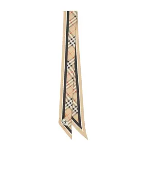 Burberry Skinny Checked Scarf
