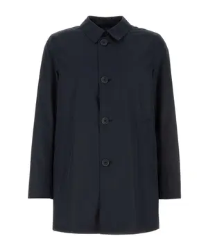 Herno Long-sleeved Button-up Jacket - Black