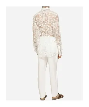 Dolce & Gabbana Sheer-coverage Lace Shirt