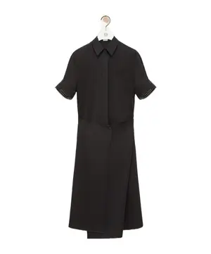 Loewe Short Sleeve Dress - Black