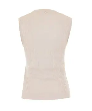 Liu Jo Ribbed Lurex Knitted Tank Top