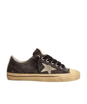 GOLDEN GOOSE V-star Lace-up Sneakers - Black