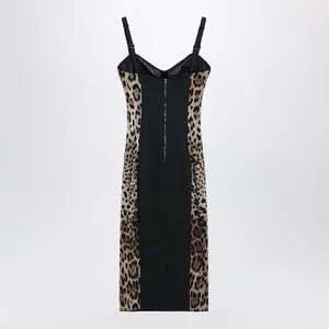 Dolce & Gabbana Leopard-print Midi Sheath Dress