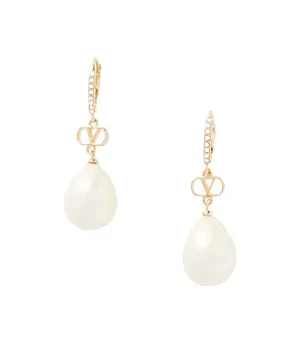 Valentino Garavani Dangle Earrings - White