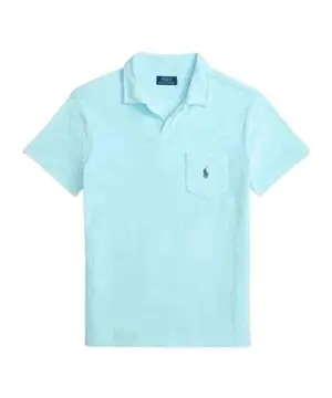 Polo Ralph Lauren Logo Embroidered Short Sleeved Polo Shirt - Blue