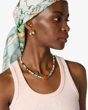 Casablanca Multicolour Bead Necklace By