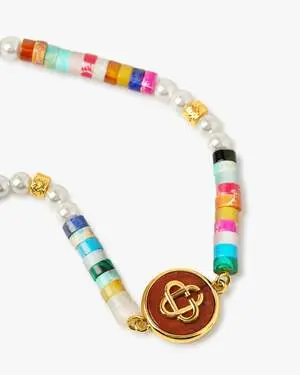 Casablanca Multicolour Bead Necklace By