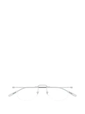 Montblanc Eyewear Rectangle Frame Glasses - White